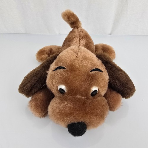 VINTAGE 1973 DAKIN DROOPER BROWN PUPPY DOG STUFFED ANIMAL PLUSH ...