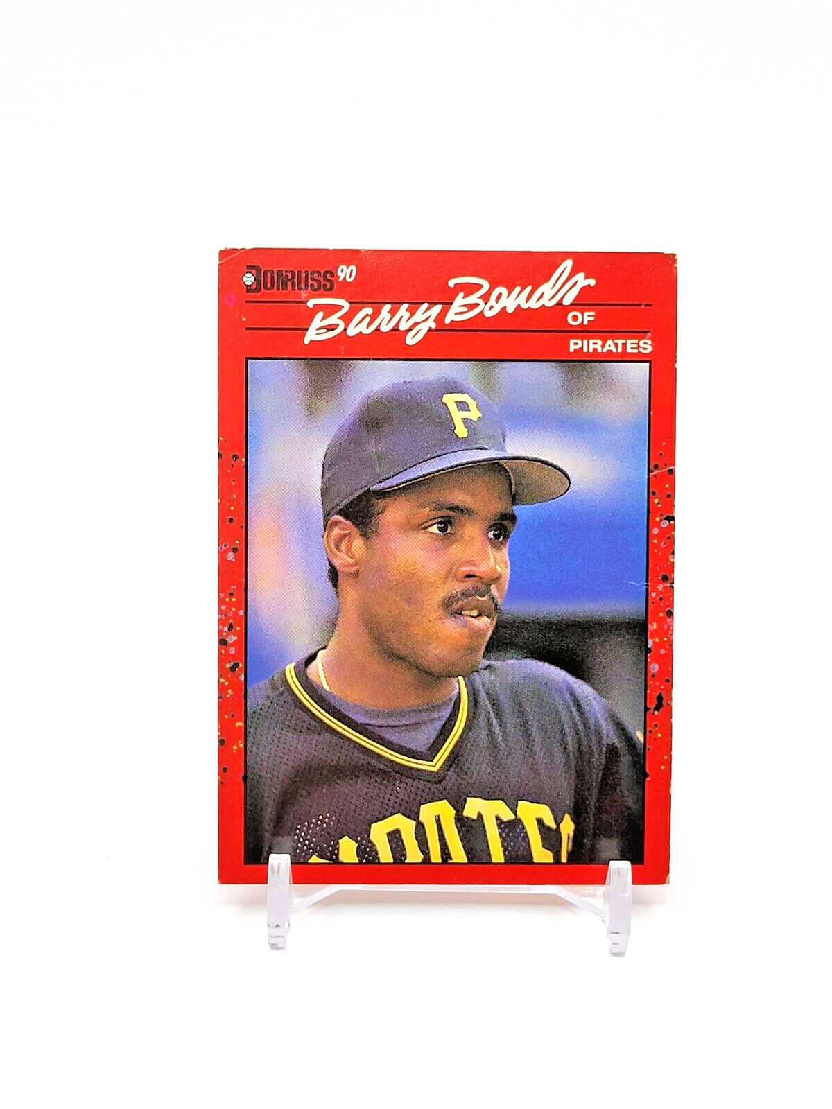 Barry Bonds ERROR CARD 1990 Donruss #126 (No "." DOT after INC) Pirates ...