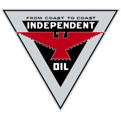 Independent Motor Oil Triangle DIECUT NEW 28" Tall Sign USA STEEL XL ...