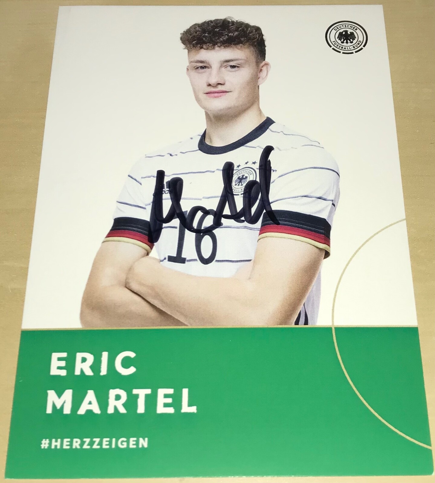 Eric Martel Original signierte Autogrammkarte DFB U 21 Autogramm 1. FC ...