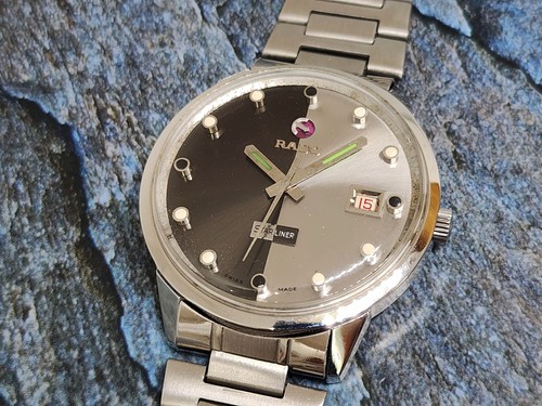 VINTAGE RADO STARLINER AUTOMATIC DATE SWISS MADE SS VINTAGE DAY NIGHT ...
