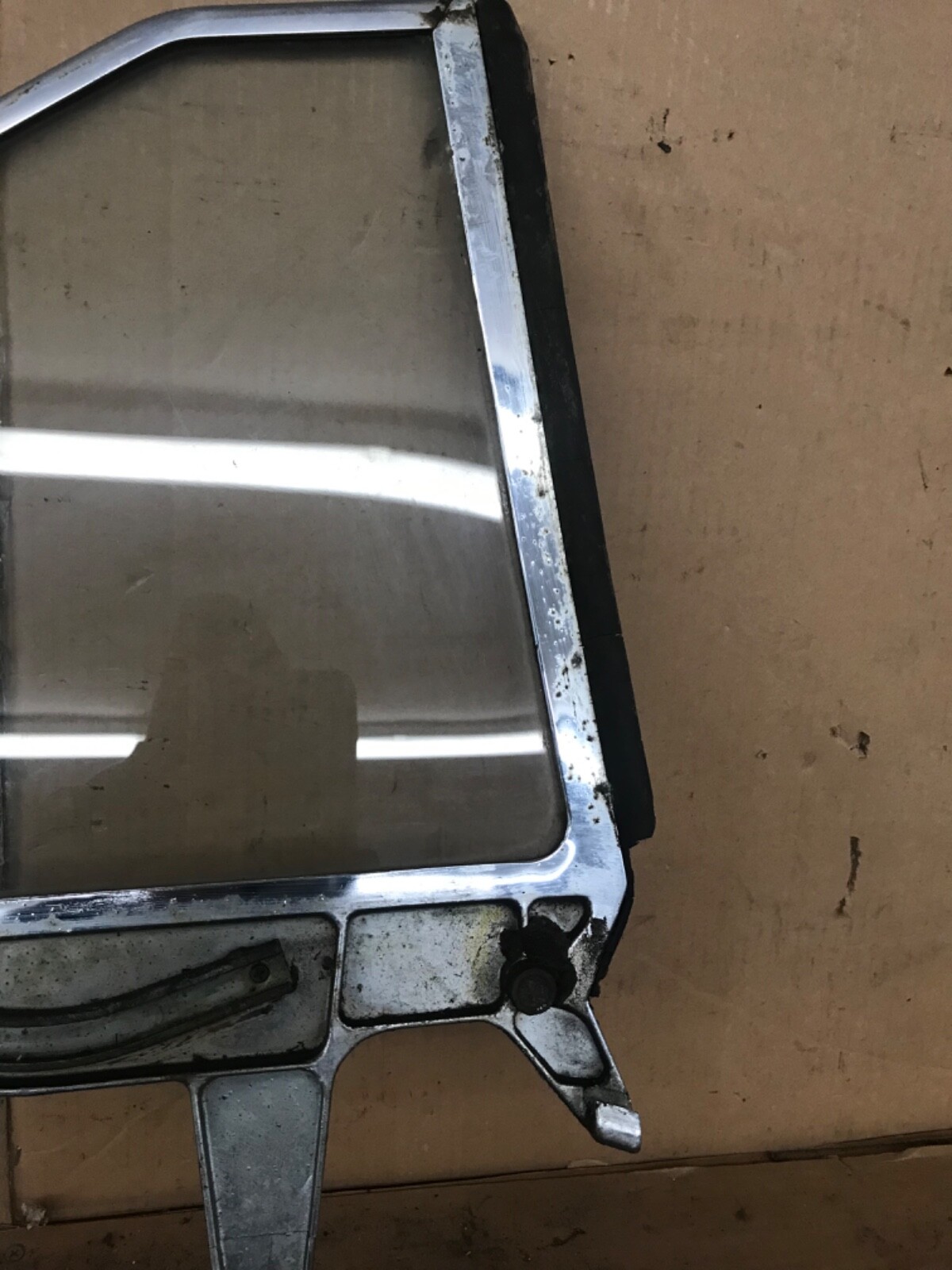 1965 1966 FORD GALAXIE 2 DOOR LEFT DRIVER SIDE REAR WINDOW GLASS C5AB ...