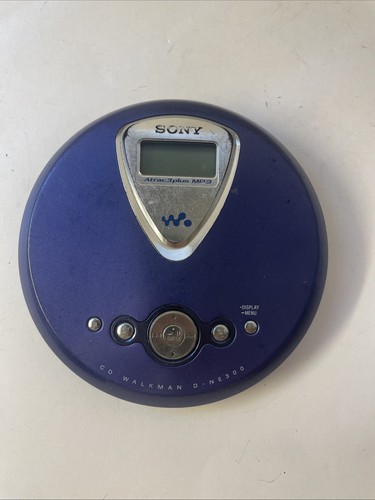 SONY D-NE300 Atrac3plus Mp3 Walkman Portable CD Player Blue - Tested ...