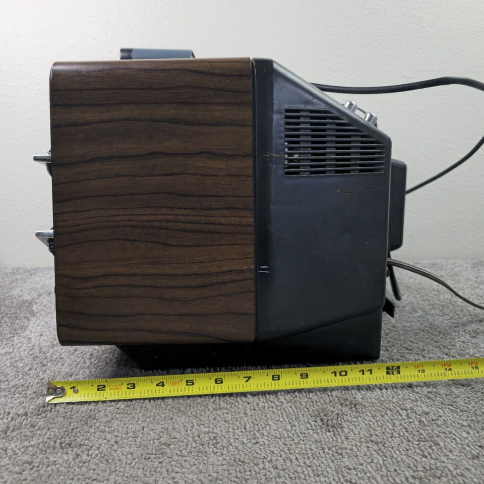 General Electric CRT TV Retro Gaming Television Vintage Woodgrain ...