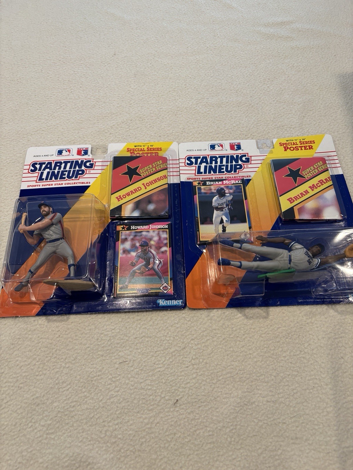 HUGE LOT OF 16 UNOPENED STARTING LINEUPS 1988-1994! ALL BASEBALL. ALL ...