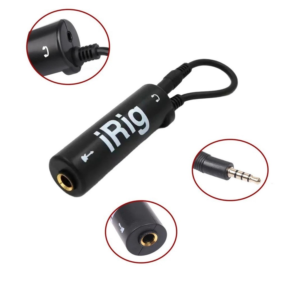 Top Quality iRig Audio Interface Guitar Mic Adaptor Converter for ...