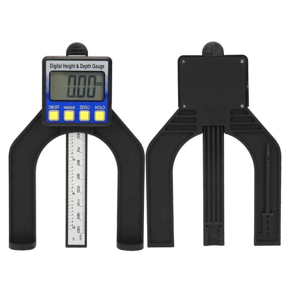 Height Depth Gauge Digital Display Woodworking Ruler Measure Tool 0 ...