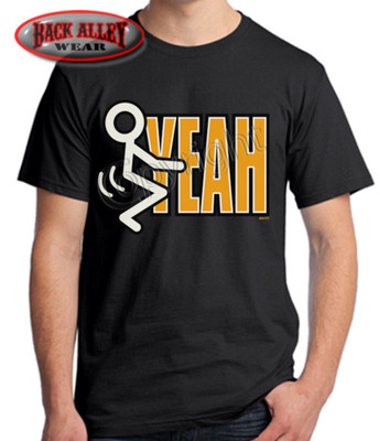 F**K YEAH! T-SHIRT M-3XL HUMP STICK FIGURE ADULT College HUMOR ...