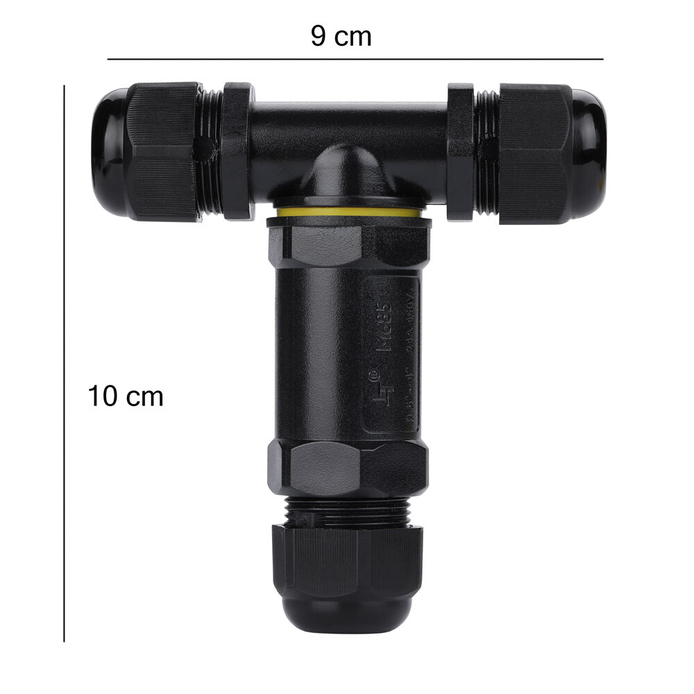 Kabelmuffe Abzweigdose Kabelverbinder T-Muffe IP68 Wasserdicht Erdkabel ...