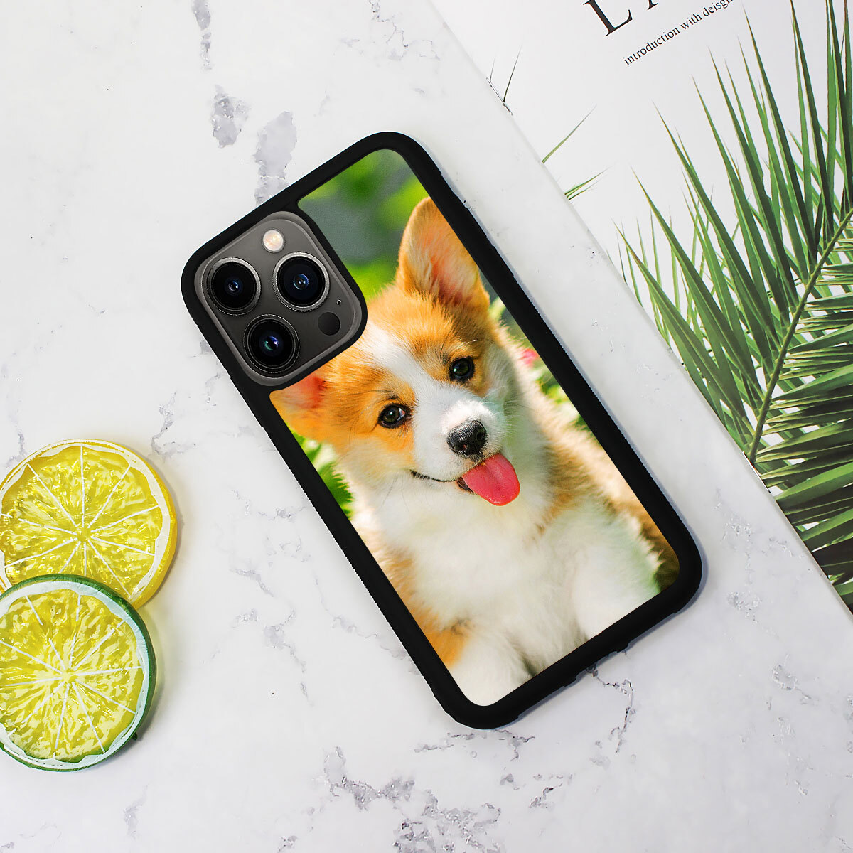 ( For iPhone 15 Pro Max ) Back Case Cover AJ13656 Corgi Dog | eBay