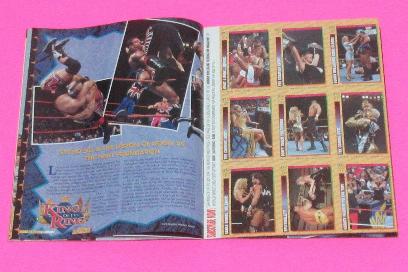 WWF Magazine September 1997 Sable Strong WWE Diva Poster Chyna story ...