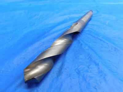 GTD AMPCO 1 1/64 O.D. HSS TWIST DRILL BIT I7 MORSE TAPER #3 SHANK 1. ...