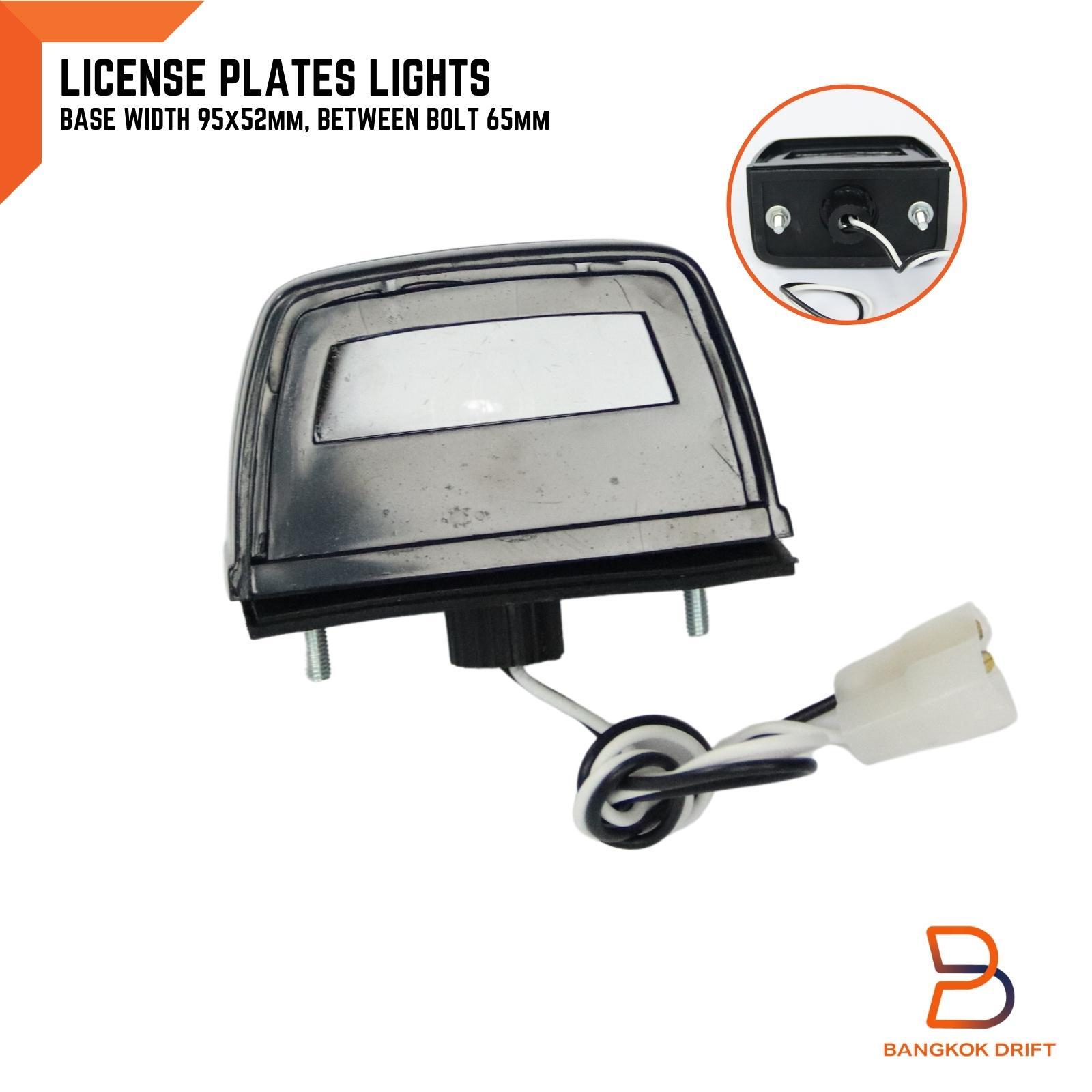 Rear Bumper License Plate Light For Nissan Hardbody D21 Pickup Ute ...
