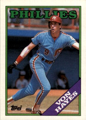 1988 Topps MLB Von Hayes #215 | eBay