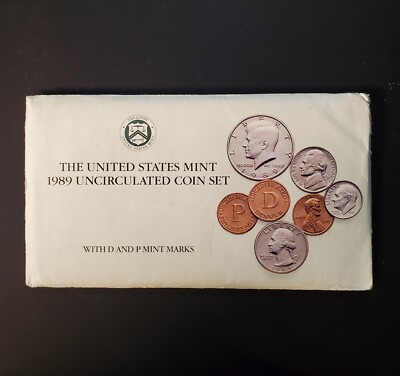 1989 P & D US Mint Set Uncirculated (OGP) 10 coins | eBay