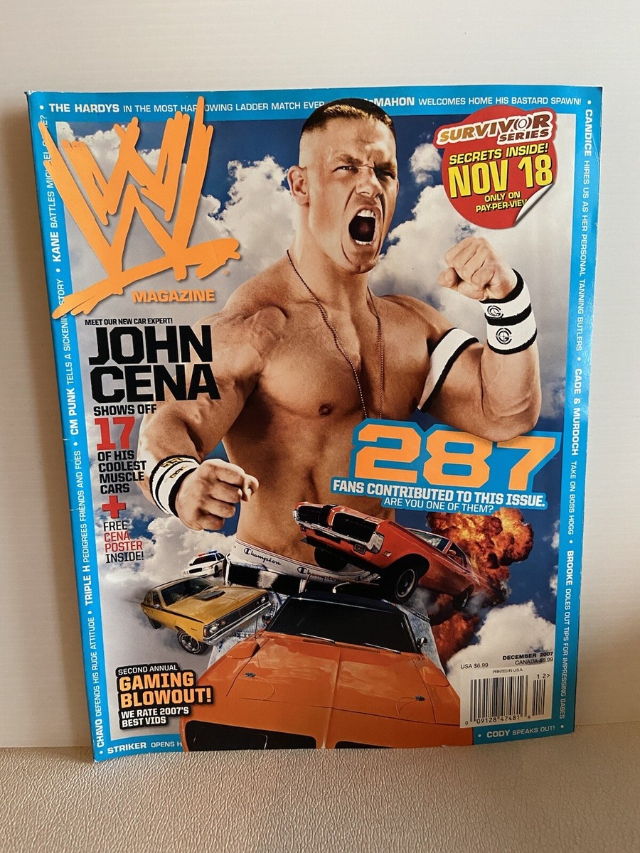 Velvet Sky And John Cena WWE SmackDown Magazine PREMIERE ISSUE JOHN