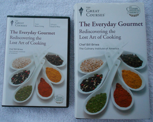 GREAT COURSES The Everyday Gourmet by Bill Briwa 4 DVDs & Text book | eBay