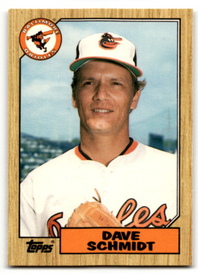 1987 Topps Traded #110T Dave Schmidt NM Near Mint Orioles ID:53892 | eBay