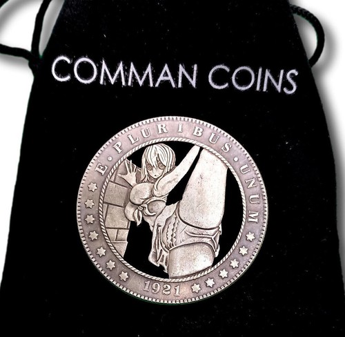 Hobo Cut Coin Anime Girl At Beach Leg Up Cosplay Hentai Fantasy US Art ...