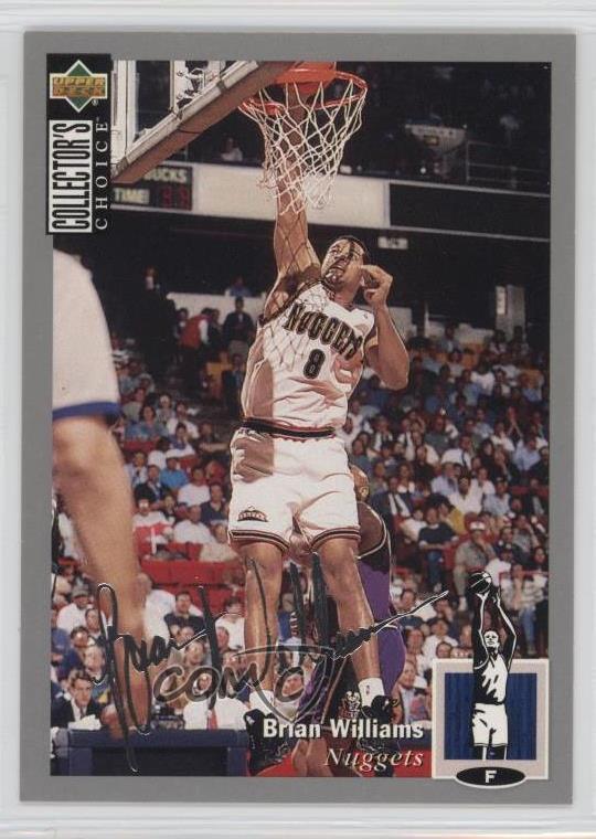 1994-95 Upper Deck Collector's Choice - Silver Signature #308 Bison ...