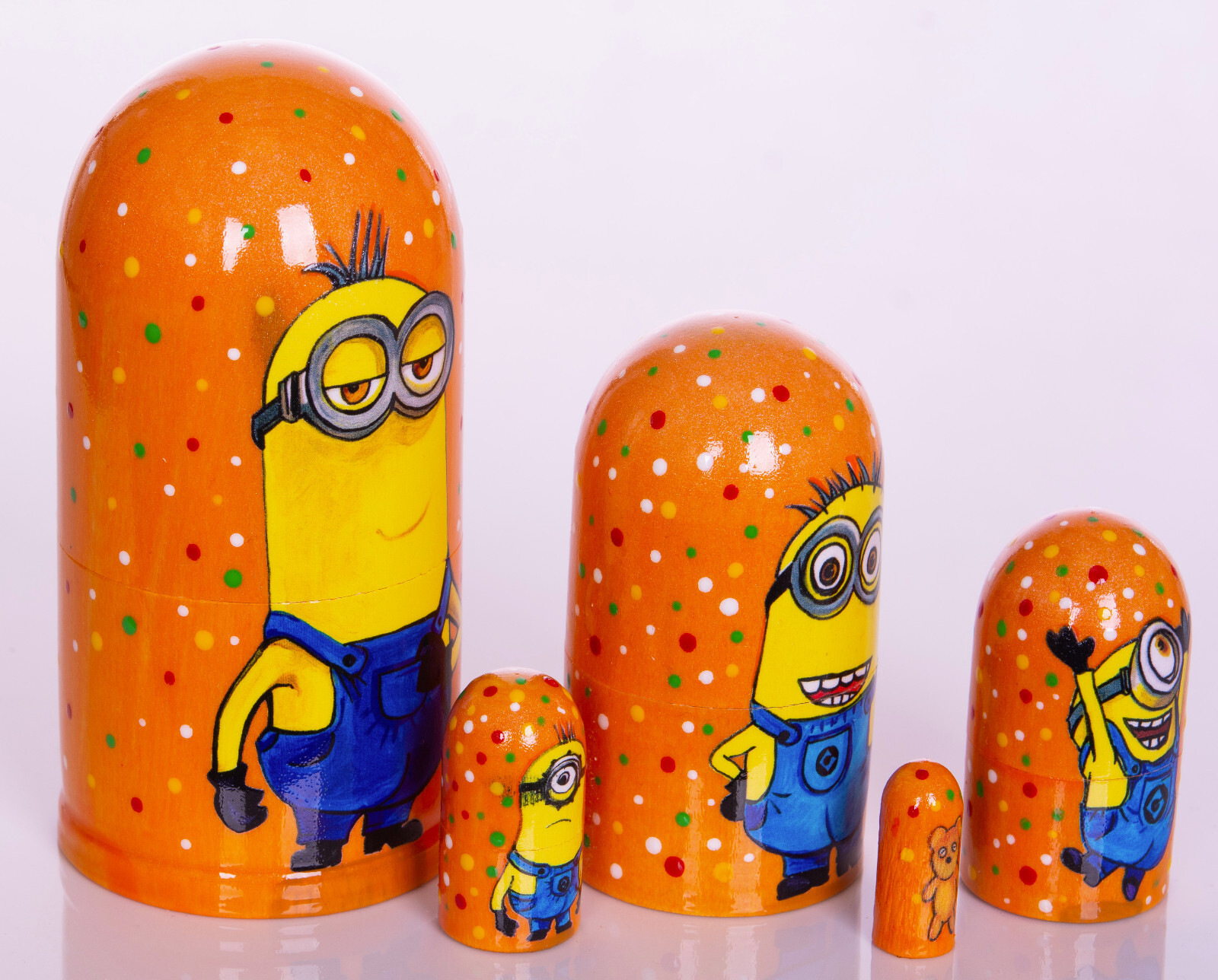 Minions Nesting Dolls 4" Kids Room Decor, Kids Gift, Wooden toys ...