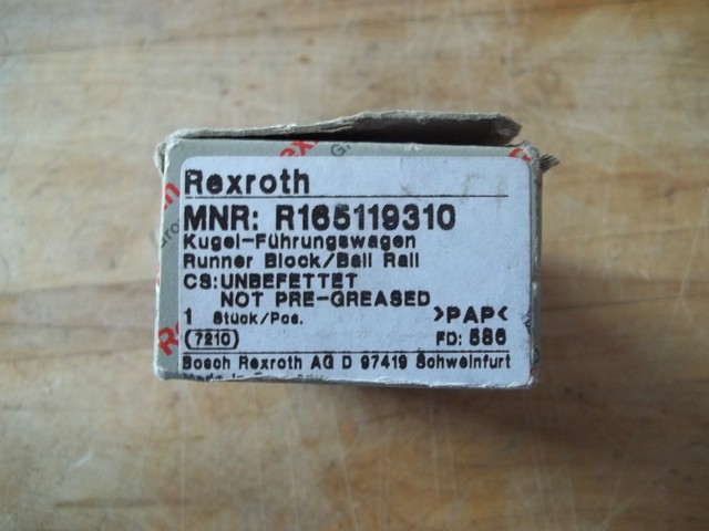 Rexroth Linear Ball Bearing 7210 R0658x52xx for sale online | eBay