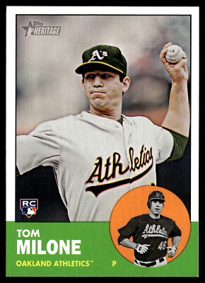 2012 Topps Heritage #374 Tom Milone | eBay