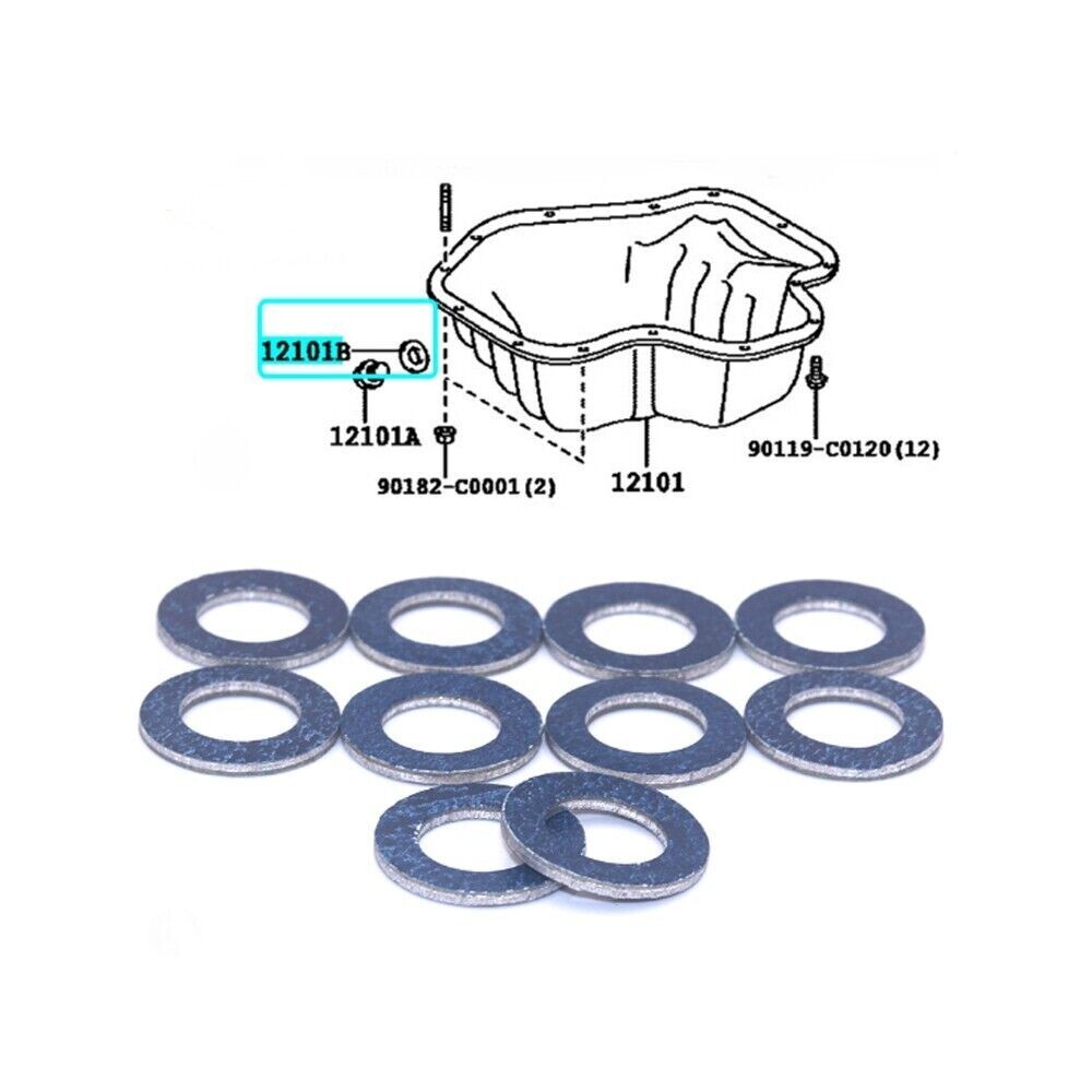 Toyota Sump Plug Washer Size at Carmen Gaines blog