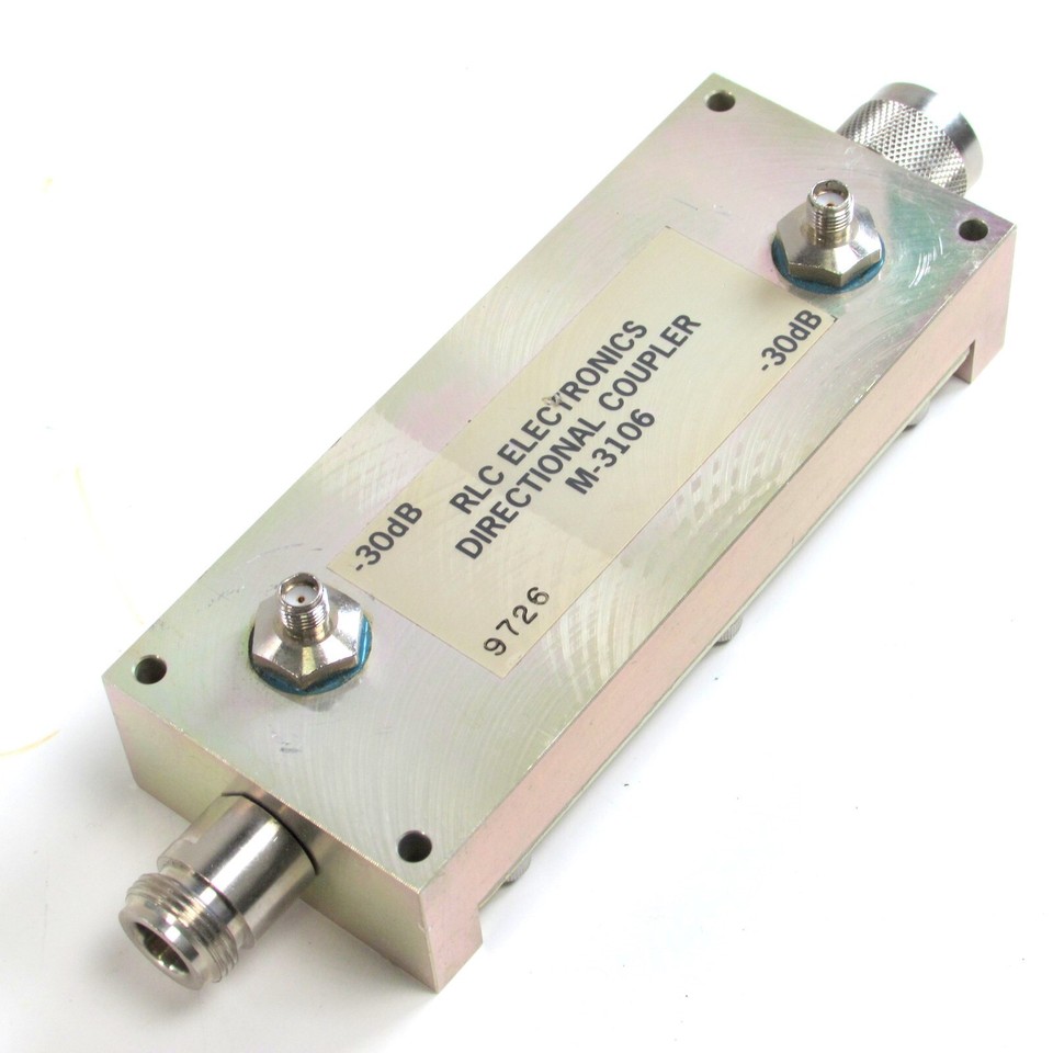 RLC Electronics M-3106 Directional Coupler, -30dB - Type N Male/ Female ...