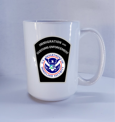 Immigration And Customs 15oz Ceramic Mug DHS ICE Police Border Patrol ...