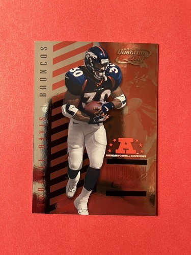 2001 Quantum Leaf Terrell Davis Touchdown Club #TC24 Serial #’d 1663/ ...