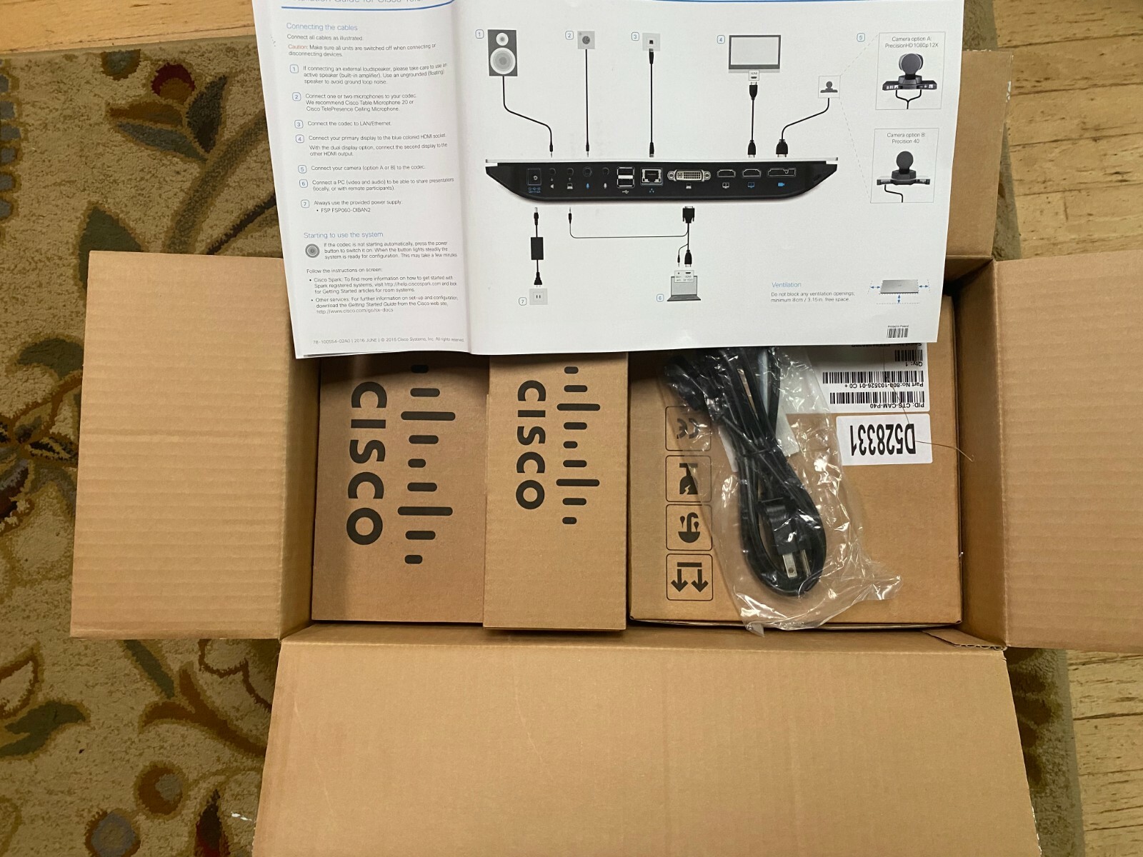 Cisco CTS-SX20N-C-P40-K9 NEW SX20 TTC7-21 30 Day Warranty | eBay