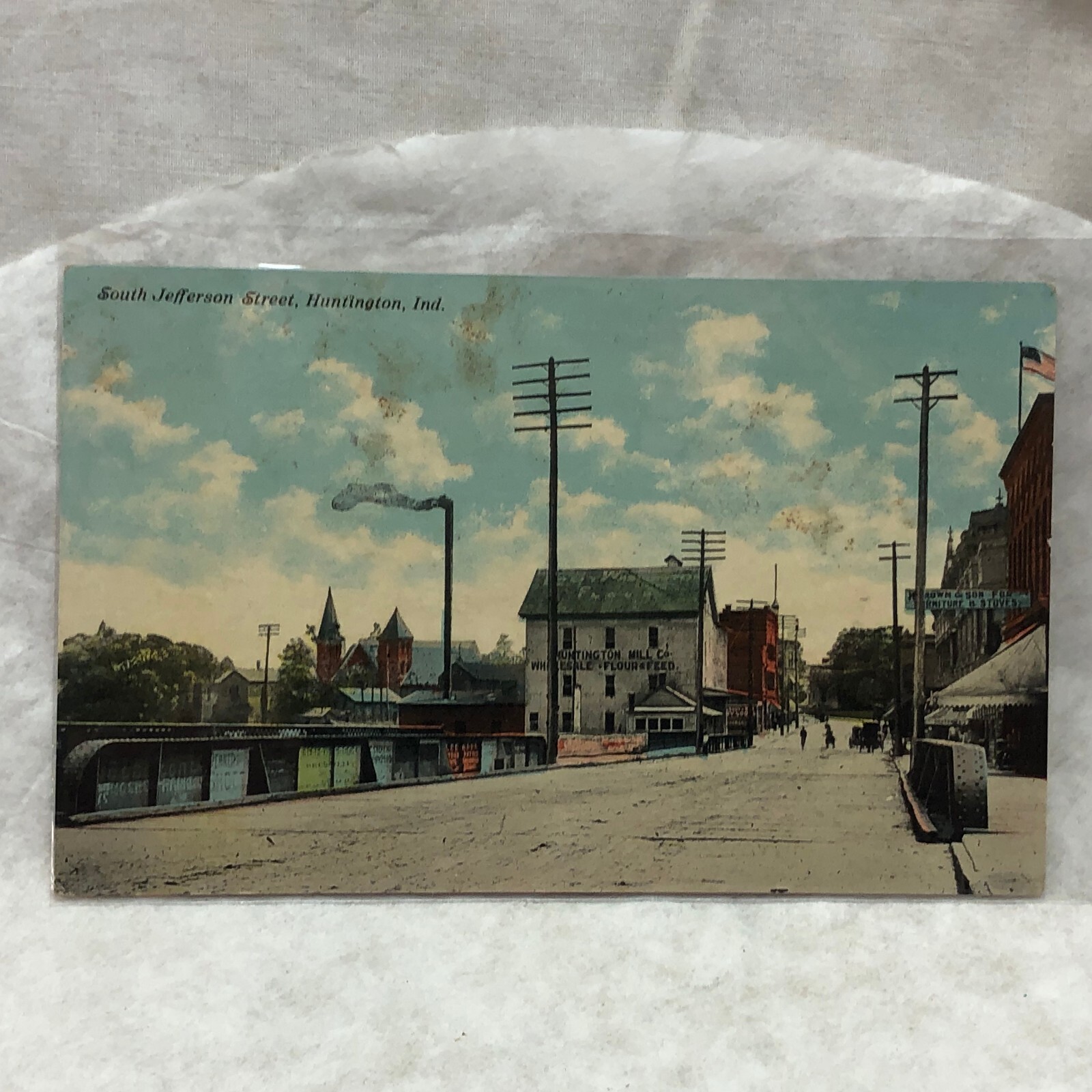 Vintage Huntington Indiana Postcard 1912 | eBay