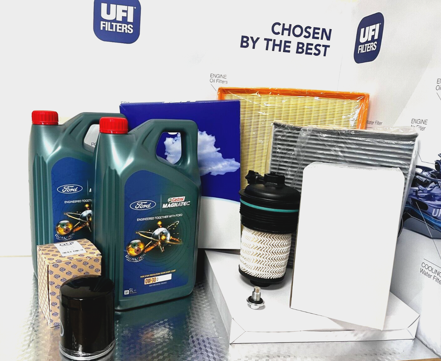 FORD TRANSIT 2.0 ECOBLUE FULL SERVICE KIT + CASTROL OIL | eBay