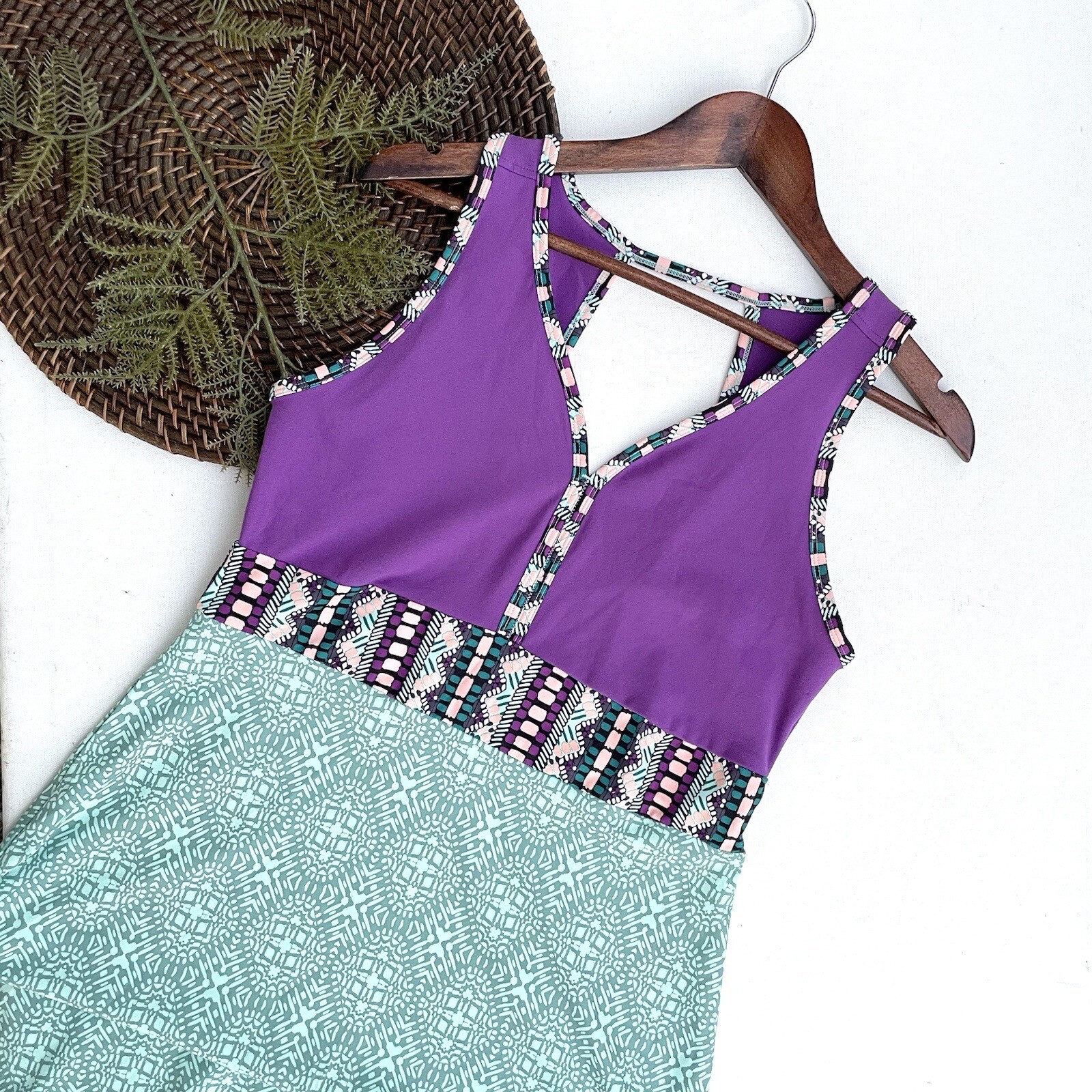 Marmot Womens Dress Becca Clear Sky Violet Multicolor Sleeveless Large ...