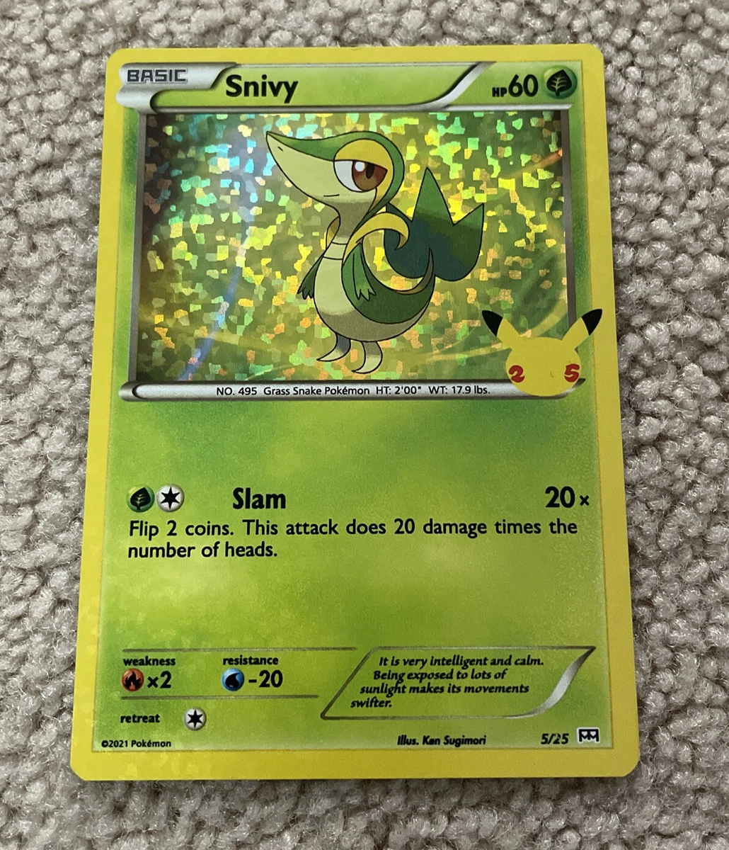 Snivy Ex Card