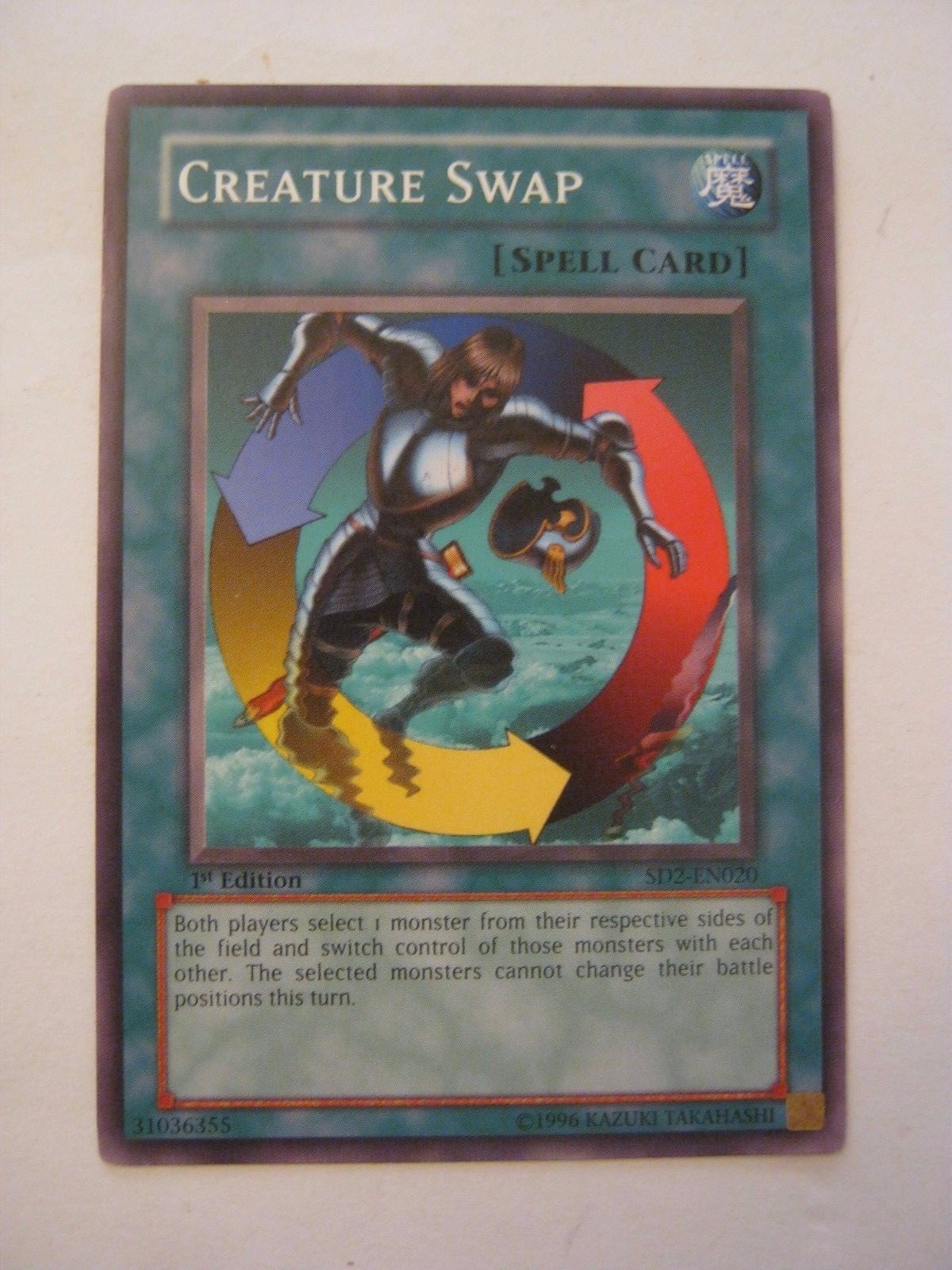 Yu-Gi-Oh Creature Swap SD2-EN020 Spell Card, Good. (011-60) | eBay
