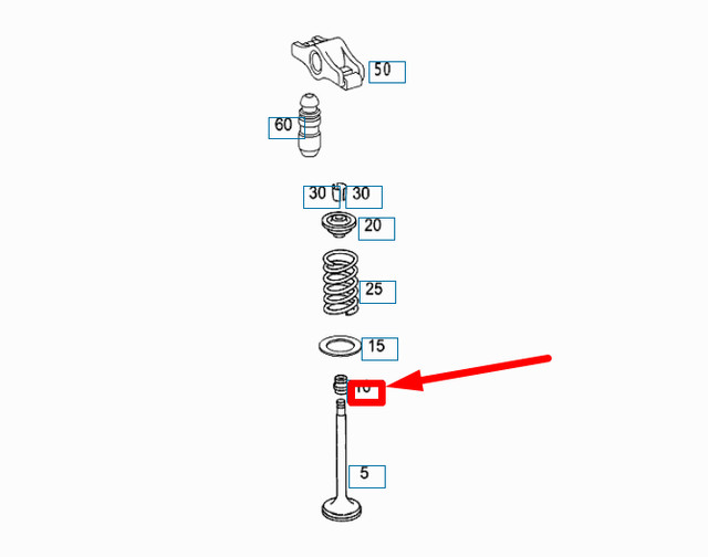 MERCEDES-BENZ SL R231 VALVE STEM SEAL A0000535158 ORIGINAL for sale ...