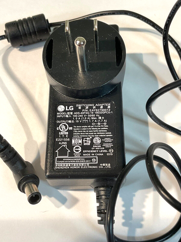 LG Monitor switching Adapter ADS-40FSG-19 19032GPCU-1 EAY62790012 19V ...