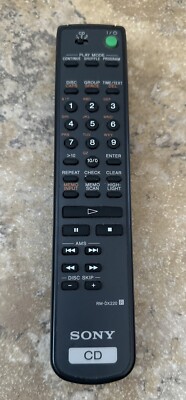Original Genuine OEM Sony RM-DX200 CD Player Remote Control RM-DX220 RM ...