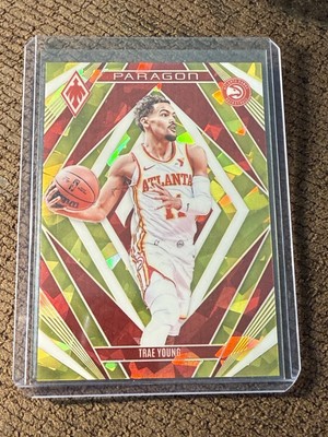 2023-24 Panini Phoenix #24 Trae Young Paragon Phoenix Yellow Ice #/175 ...