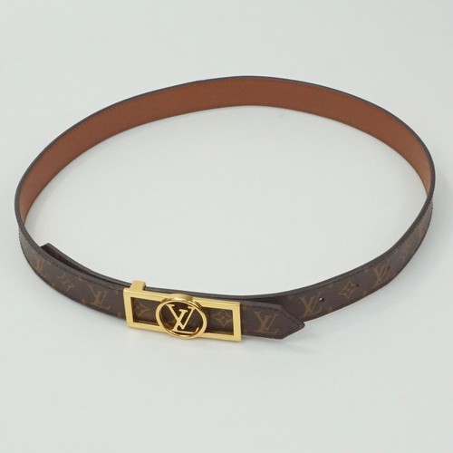 LOUIS VUITTON M0196 Belt Dauphine Size 80 32 Belt width 25mm Monogram ...