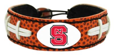 NC State Wolfpack Classic Football Bracelet [NEW] NCAA Jewelry Wrist ...