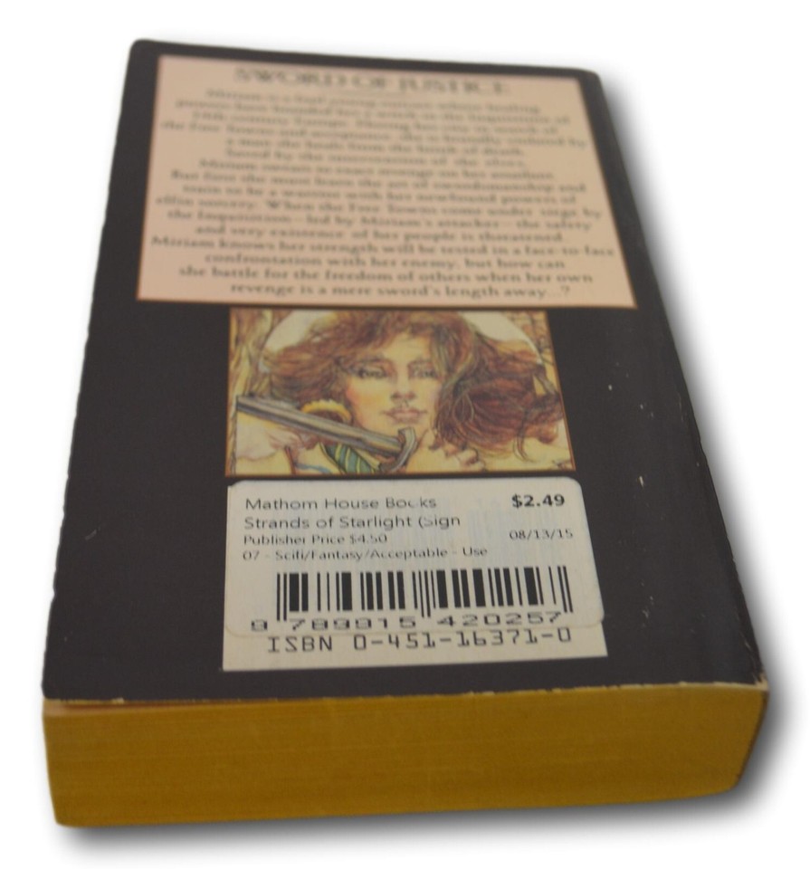 Strands of Starlight GAEL BAUDINO 1st Signet 1989 Cover by THOMAS CANTY ...