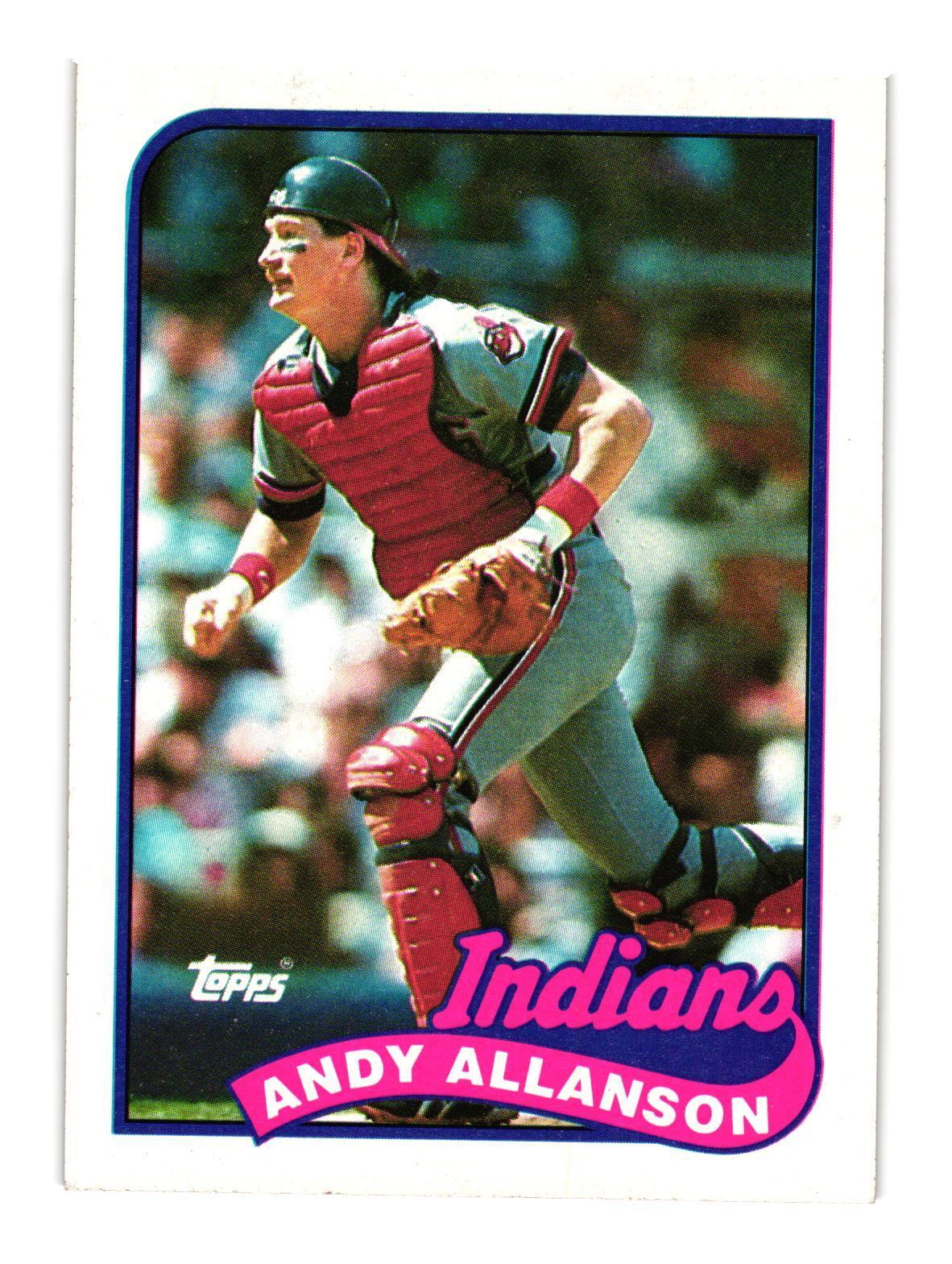 1989 Topps #283 Andy Allanson Cleveland Indians | eBay