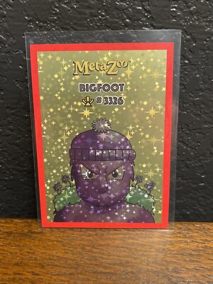 Metazoo PFP Token Card Bigfoot 3326 Normal Holo Foil Rare! | eBay