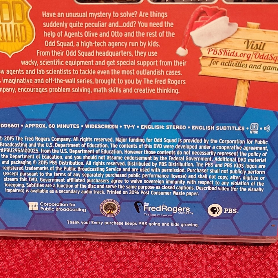 ODD SQUAD: REINDEER GAMES family film PBS kids 2004 Movie DVD episode ...