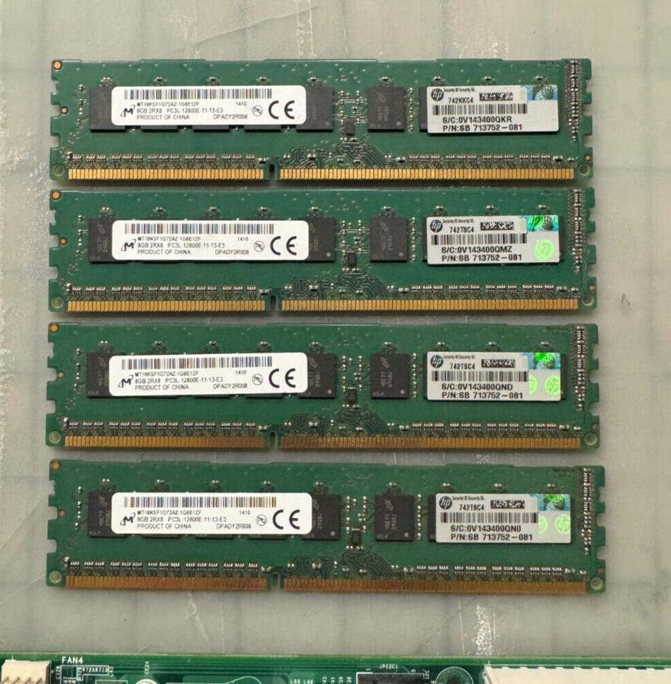 Supermicro X10SLM-F mATX Server & Intel Xeon E3-1220V3 w/ 32GB DDR3 ...