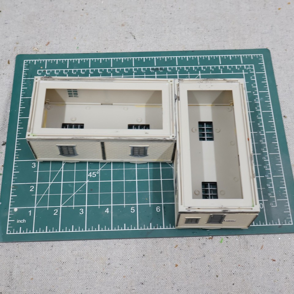 HO Scale Freight Station Buildings Model Train Layout Industrial L ...