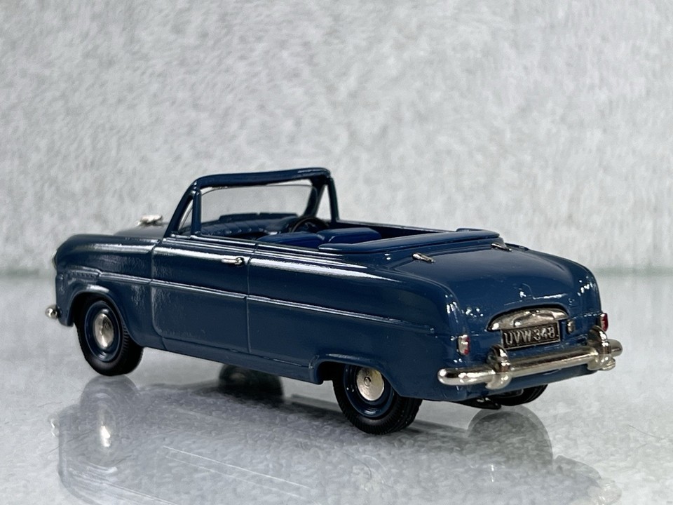 Lansdowne Models 1:43 LDM7B 1956 Ford Zephyr Six Convertible Blue Boxed ...